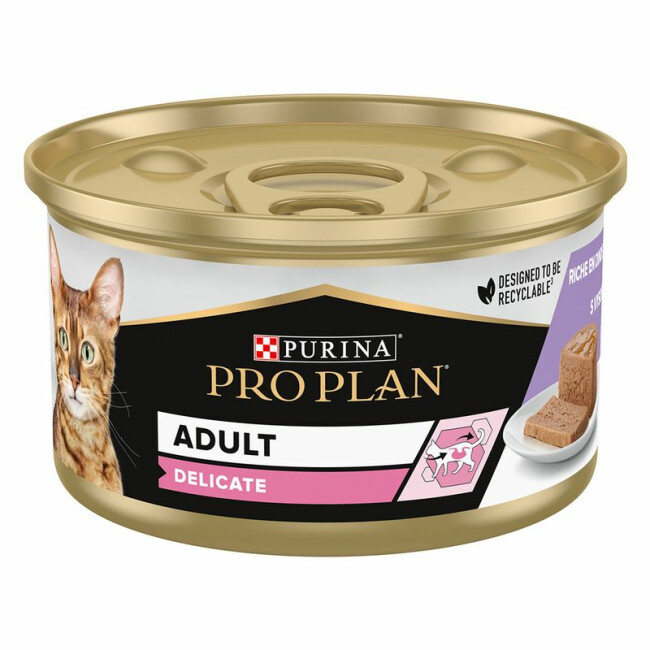 Pro Plan Delicate Dinde : boîtes pour chat