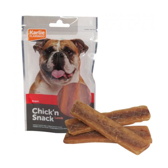 Succulentes friandises au poulet et agneau à croquer pour chien difficile