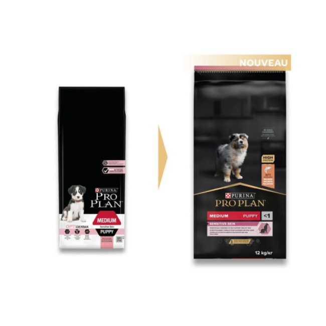 Croquettes Puppy Sensitive Skin OptiDerma Pro Plan