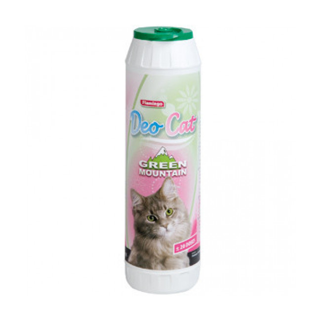 Désodorisant Deo Cat Green Mountain pour litière de chat Flamingo
