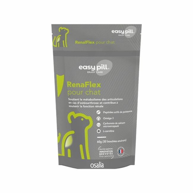 Renaflex Easypill : 30 bouchées pour chat ayant des problèmes rénaux