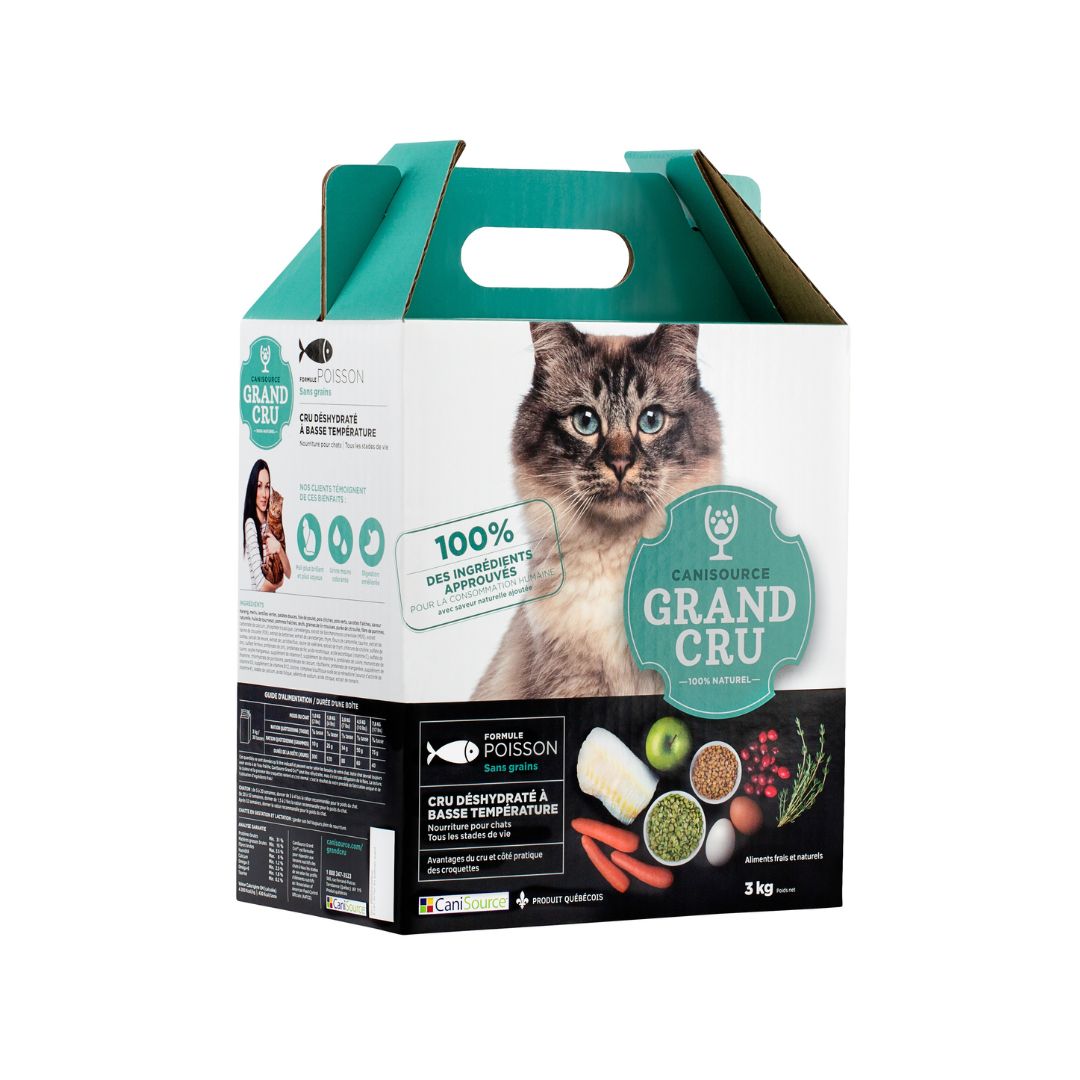 Grand Cru : croquettes au poisson pour chat