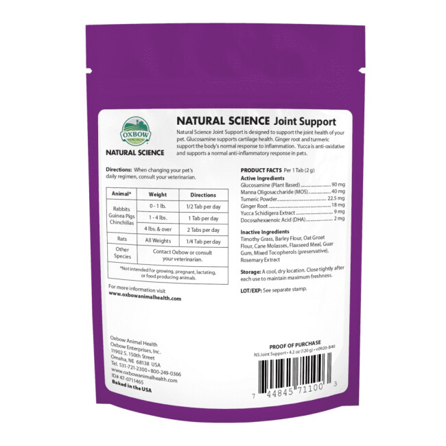 Oxbow Natural Science Joint Support : complément pour rongeurs