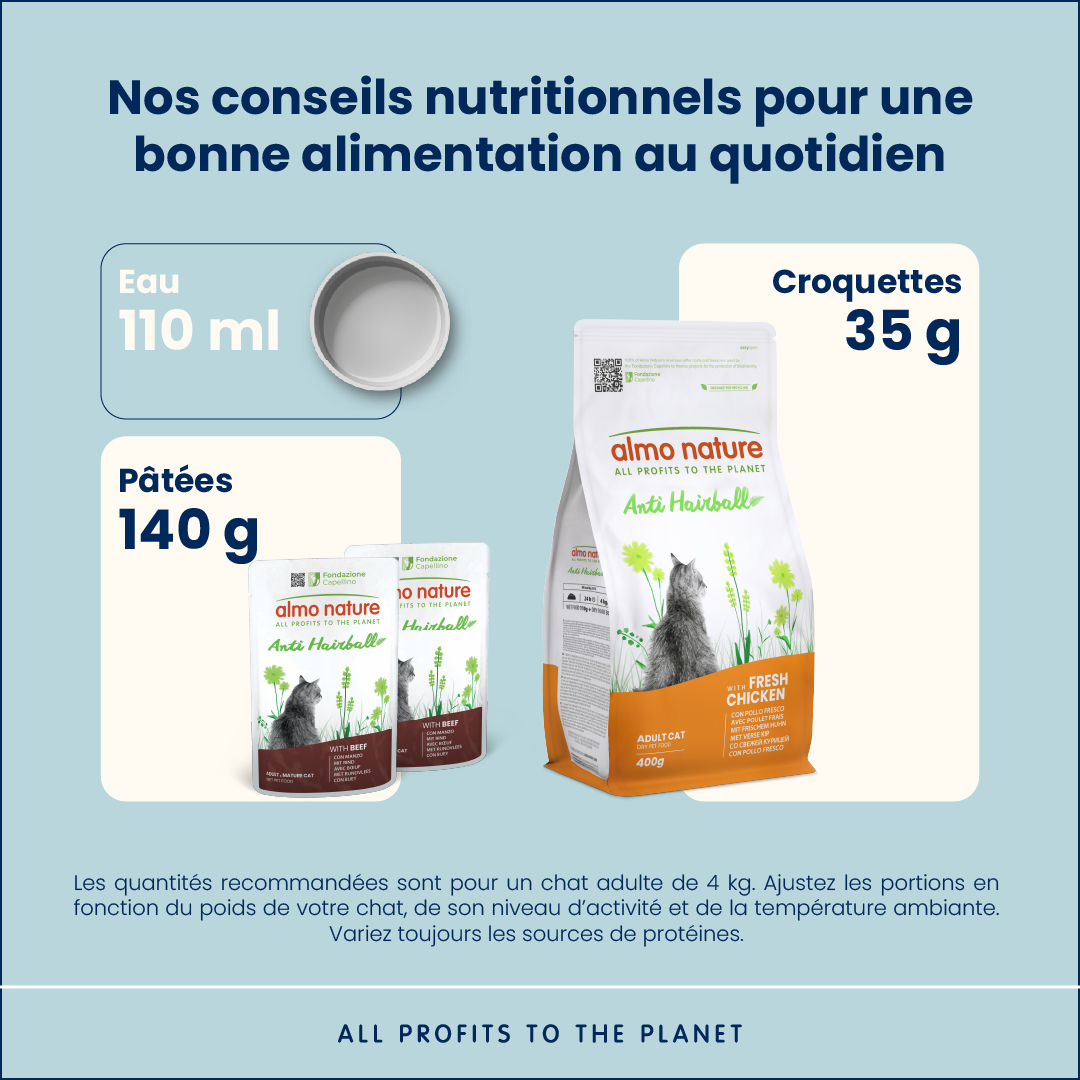 Pâtée pour chat Almo Nature Holistic Anti Hairball - Lot de 5 Pochons 70 g