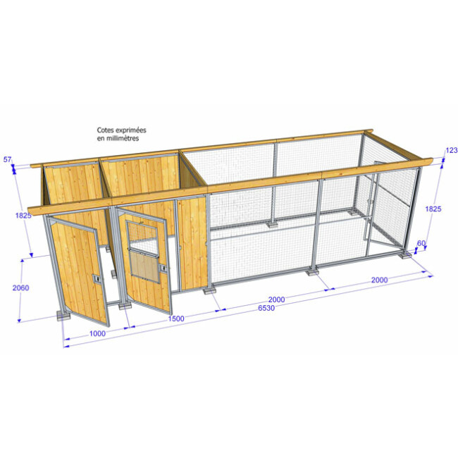 Poulailler Pro Plus bois et métal