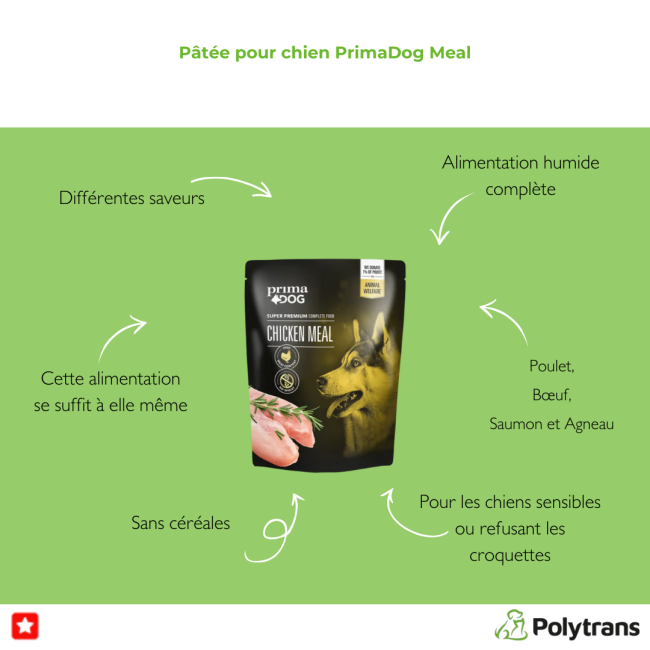 PrimaDog Meal : Pâtées pour chien