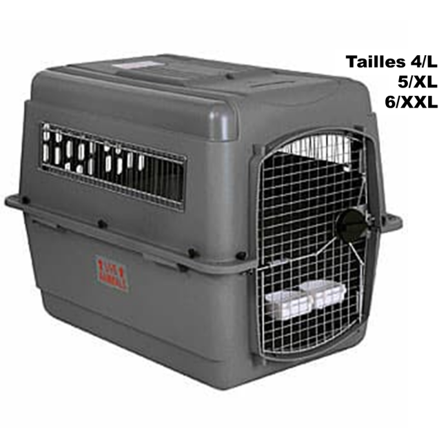 Cage Vari Sky Kennel pour chien - Transport aérien et voiture IATA