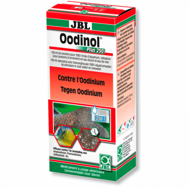 Traitement contre la maladie de velours oodinium JBL Oodinol Plus 250 ...