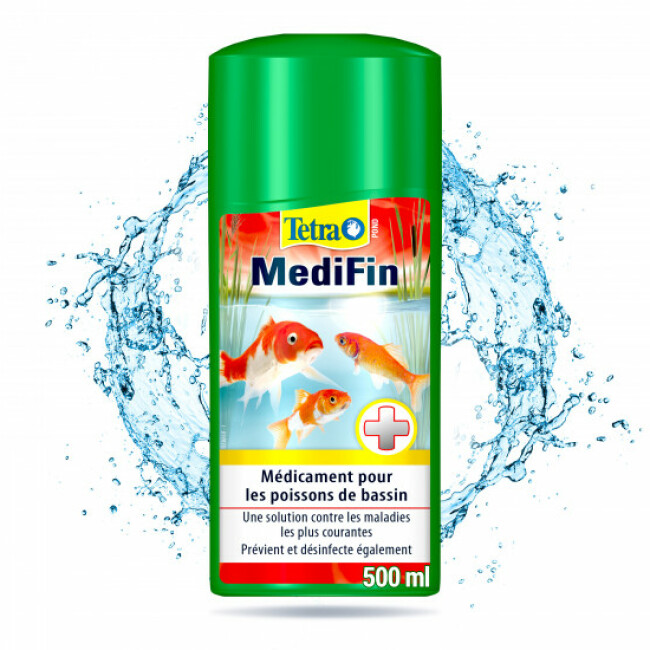 Tetra Pond MediFin : traitement de l'eau pour bassin de jardin