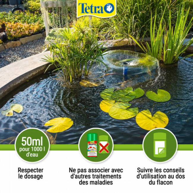 Tetra Pond MediFin : traitement de l'eau pour bassin de jardin