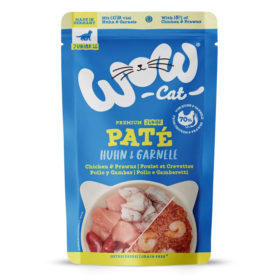 Wow Cat : Sachet pour chaton poulet et crevette