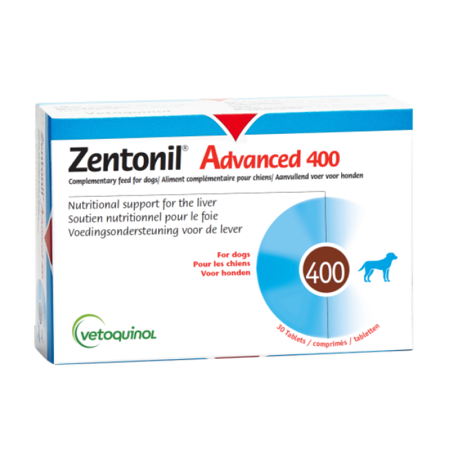 Zentonil Advanced Compléments alimentaires troubles hépatiques pour chiens