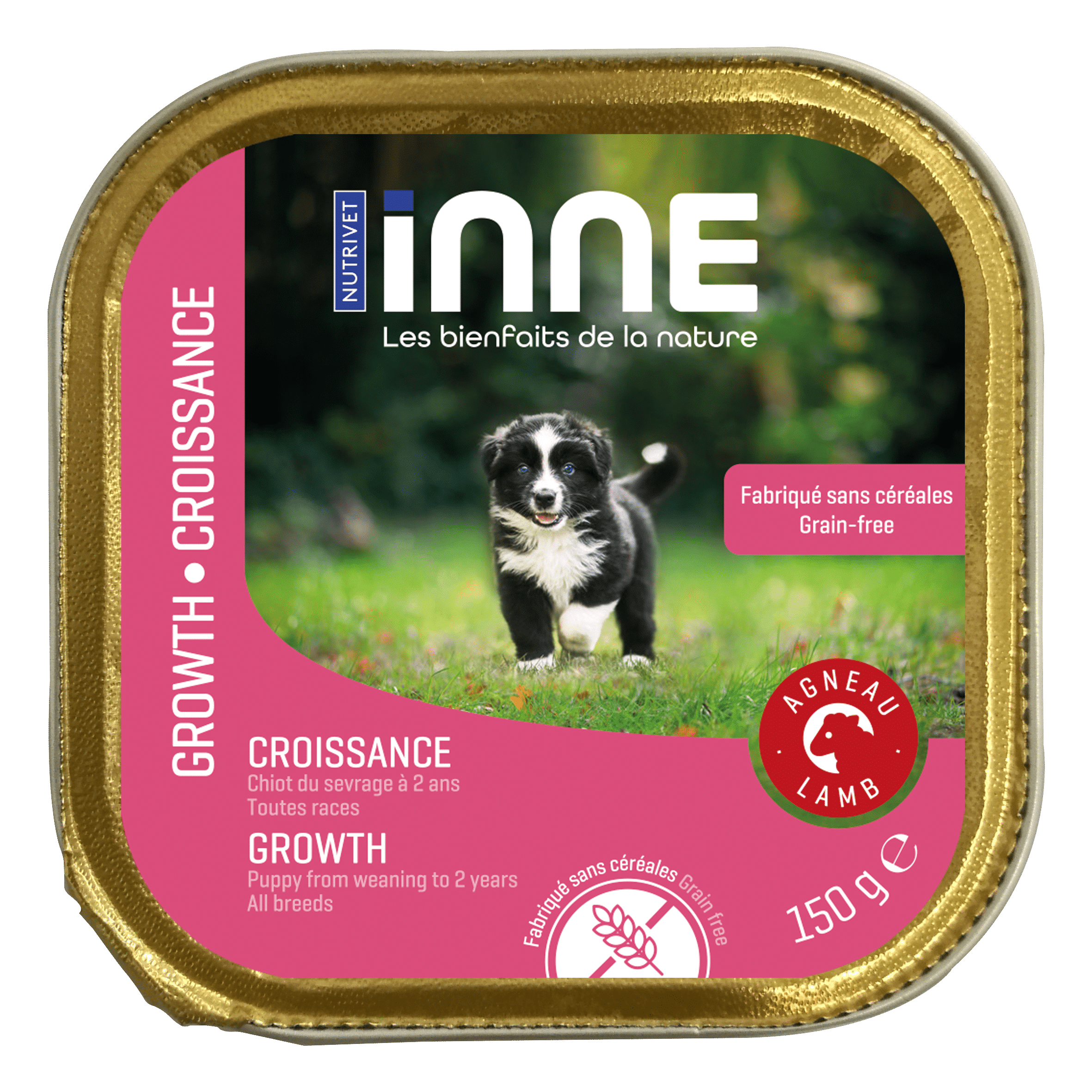 Terrine chien croissance agneau - Nutrivet