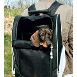 Sac à dos caddy à roulette pour chien