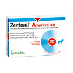Zentonil Advanced Compléments alimentaires troubles hépatiques pour chiens